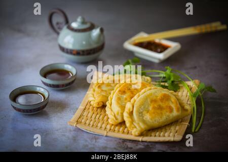 Chinese traditional food - big dumblings Stock Photo - Alamy