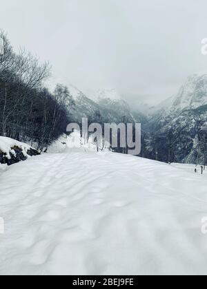 Stalheimskleiva (Stalheim Road) in Hordaland, Norway, is Northern ...