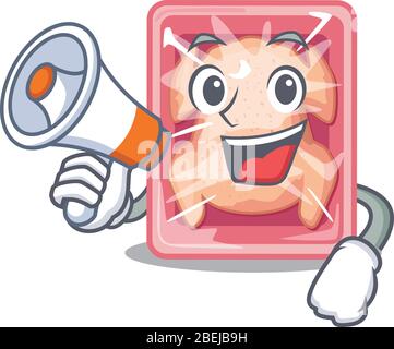 Frozen chicken cartoon character speaking on phone Stock Vector Image ...