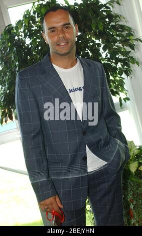 Actor Michael Greco pictured at the Ladies Day event at The Welsh Open ...