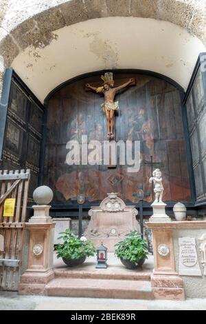 The grave of Mozart’s sister Nannerl and Michael Haydn (brother of ...