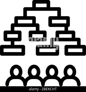 multi-pass algorithm icon vector outline illustration Stock Vector ...