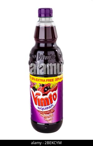 Bottles of Vimto Stock Photo - Alamy