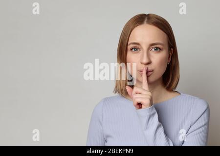 Shhh.. Keep it a secret Stock Photo - Alamy