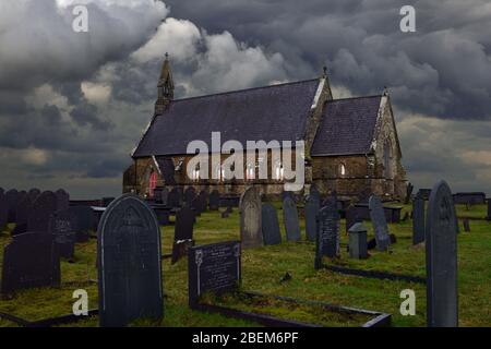 Tombstones in the graveyard of St Michael's Church, Stewkley ...