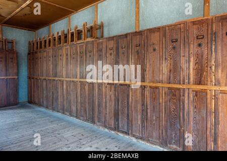 Nazi building of the German Third Reich in Berlin, with the Berlin wall ...
