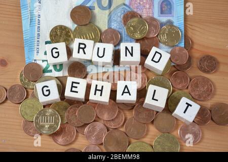 Gehalt ( german word for basic salary Stock Photo - Alamy