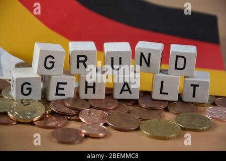 Gehalt ( german word for basic salary Stock Photo - Alamy