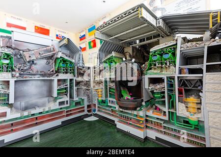 The October 19, 2019, the exploded Chernobyl nuclear reactor number 4 ...