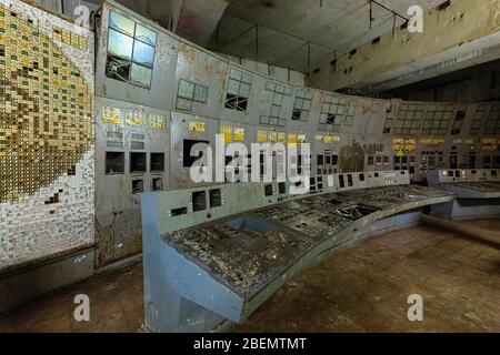 The October 19, 2019, the Chernobyl Nuclear Power Plant "Control system ...