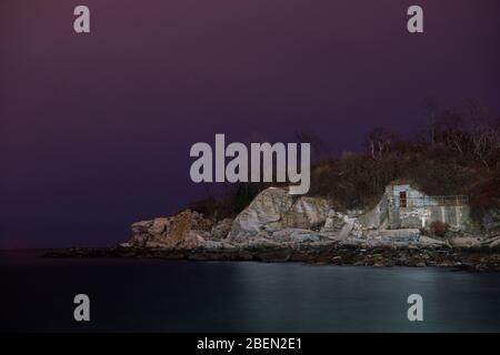 Historic Fort Structures Fort Stark State Park Stock Photo - Alamy
