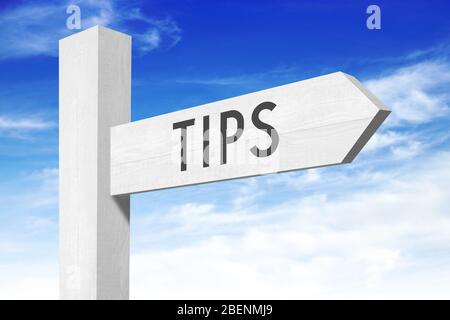 Advice Help Support And Tips Signpost Shows Information And Guidance ...