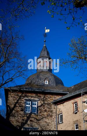 Upper Castle in the Castle Park, Siegen, North Rhine-Westphalia ...