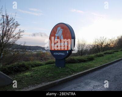 Auchan supermarket and Pôle Europe mall. Auchan is a French ...