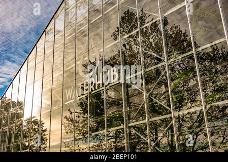 WaterHub is an on-site water recycling system at Emory University which ...
