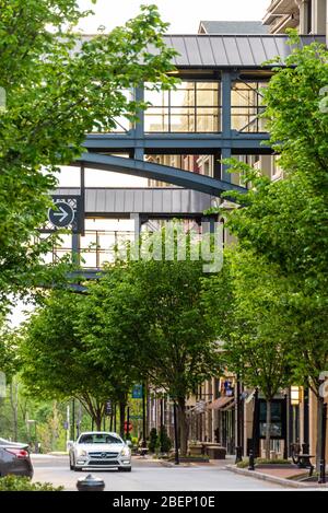 Shops on Clifton Street in Lytham town centre Stock Photo - Alamy