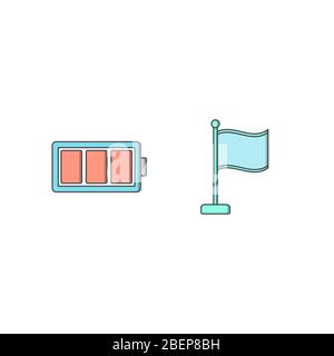 2 Universal Icons For Personal And Commercial Use Stock Photo - Alamy