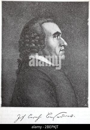 Johann Bernhard Basedow, 1724 - 1790, a German theologian, educator ...