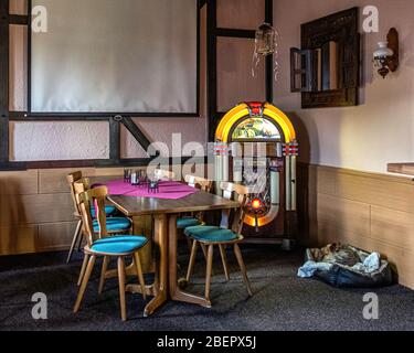 Rudower Stuben. Typical traditional German Pub & Restaurant exterior In ...