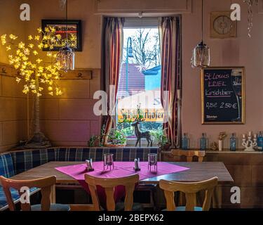 Rudower Stuben. Typical traditional German Pub & Restaurant exterior In ...