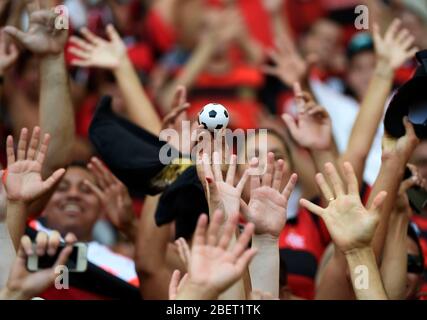 small soccer ball. Remembering the closure of the stadiums due to the ...