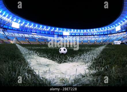 small soccer ball. Remembering the closure of the stadiums due to the ...