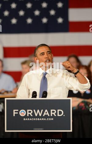 WEST PALM BEACH, FL - JULY 19: U.S. President Barack Obama delivers ...
