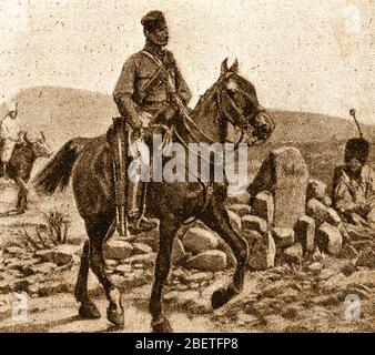 King Moshesh (Moshoeshoe) of Basutoland (1786-1870) as a young man in ...