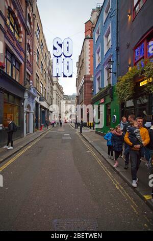 Beak Street, Soho, Westminster, W1 Stock Photo - Alamy