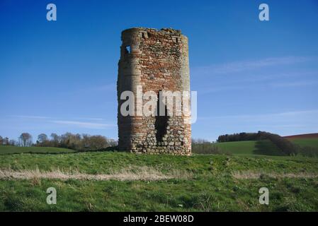 Ruin of the 16th century Corsbie Tower (or Castle), a Scheduled ...