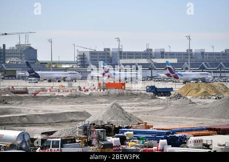 Munich Airport Terminal 1 with expansion in Germany Stock Photo - Alamy