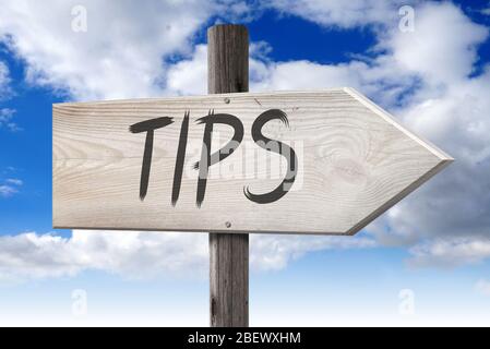 Advice Help Support And Tips Signpost Shows Information And Guidance ...