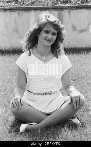 Nicole, deutsche Schlagersängerin, Deutschland um 1984. German schlager ...