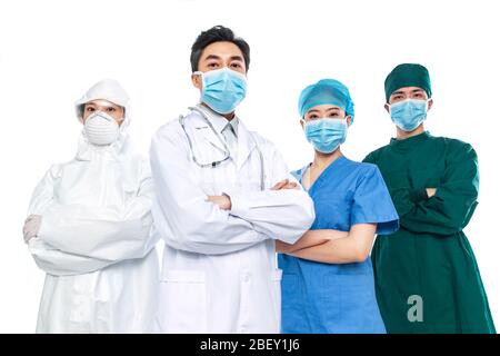 Medical workers wore masks Stock Photo - Alamy