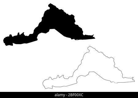 Sarpang District (Districts of Bhutan, Kingdom of Bhutan) map vector ...