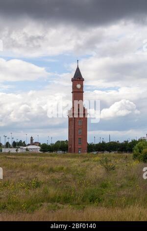 Clock tower at Middlehaven,Middlesbrough,England,UK Stock Photo - Alamy