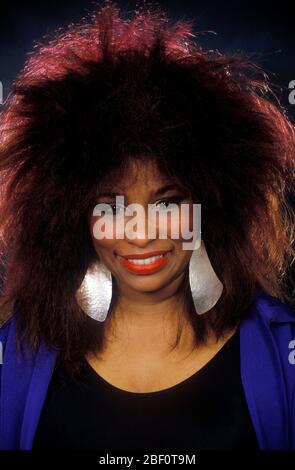 Chaka Khan photographed in Philadelphia, 1986.Credit: Scott Weiner ...