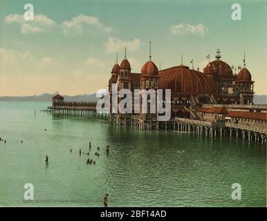 Saltair Pavilion, Great Salt Lake, Utah LCCN2008679565 Stock Photo - Alamy