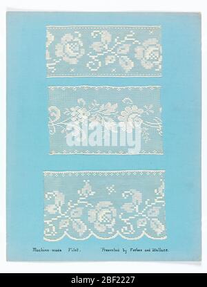 . Lace sample book . *y-V Stock Photo - Alamy