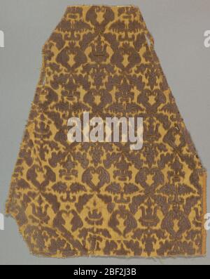 Inspired by Textile fragment, Textile fragment, embroidery with gold ...