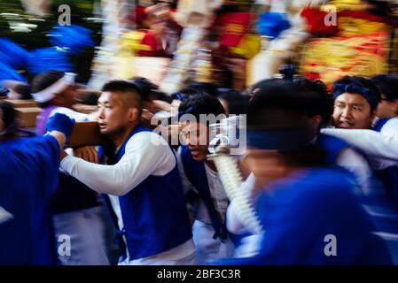 Japanese yatai festival in Himeji, Japan Stock Photo - Alamy