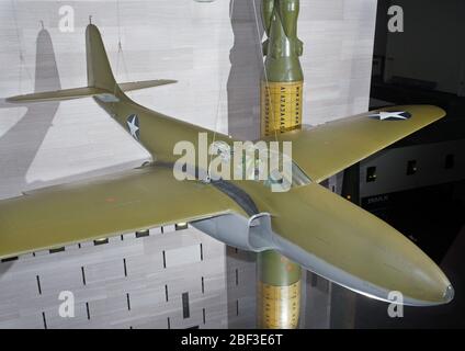 Bell XP-59A Airacomet in flight. This was the US military's first jet ...