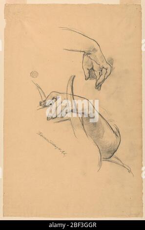 Anatomical study of the right arm. At the top right numbered T. 64 ...