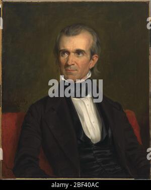 James Knox Polk - eleventh American president Stock Photo - Alamy