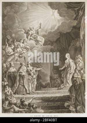 Le Sacre de Louis XVI n.d. by Louis Joseph Masquelier I, French, born ...