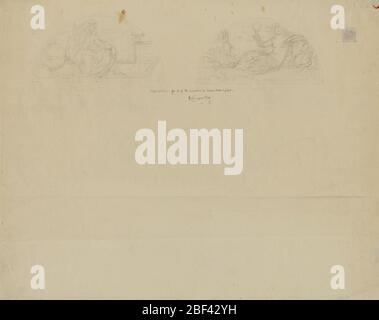 Iowa State Capitol Rotunda study for Six Lunettes Stock Photo - Alamy