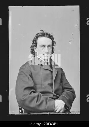 . American actor Edwin Booth as Hamlet, a very flamboyant role . 1870 ...