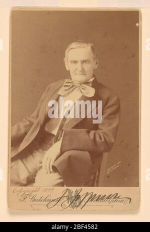 Joseph Jefferson, performing as Rip Van Winkle, a character from ...
