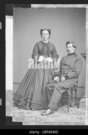 George Brinton McClellan and wife [Ellen Marcy] c. 1860-1870 Stock ...