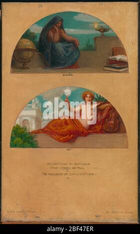 The Progress of Civilization: Science and Art (mural study, State ...